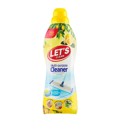 Buy Let's Clean Multi-Purpose Cleaner Lemon 800ml Onlin