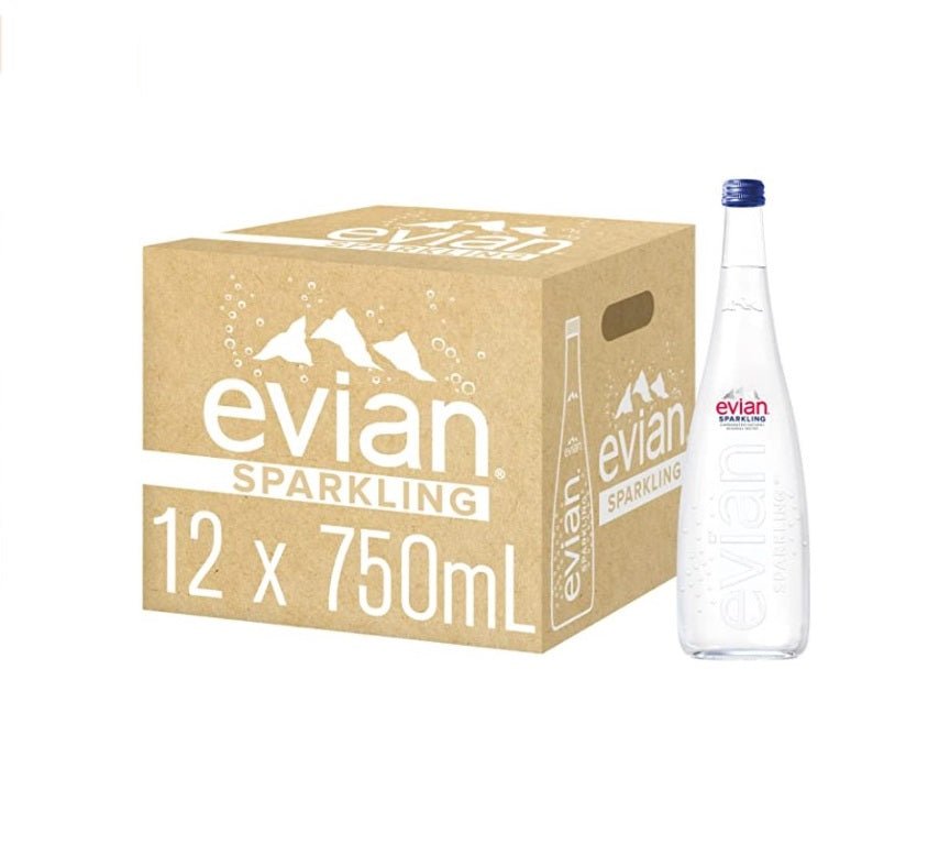 Buy Evian Sparkling Water 750ml x 12Pcs Online | Qualit