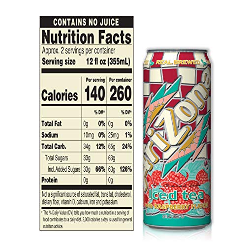 Buy Arizona Iced Tea with Raspberry Flavor 680 ml x 24P