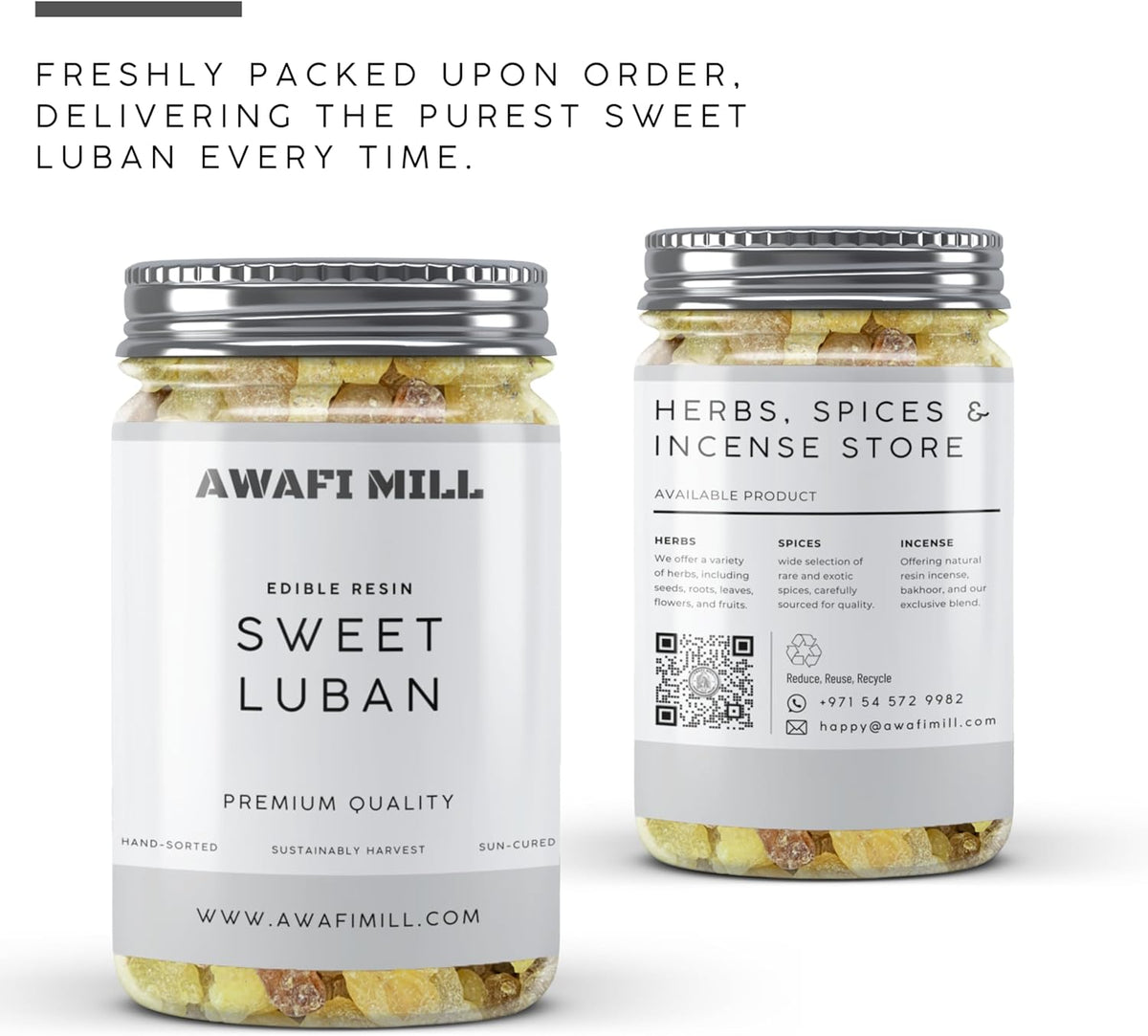 Buy Awafi Mill Sweet Luban – Edible Frankincense Resin