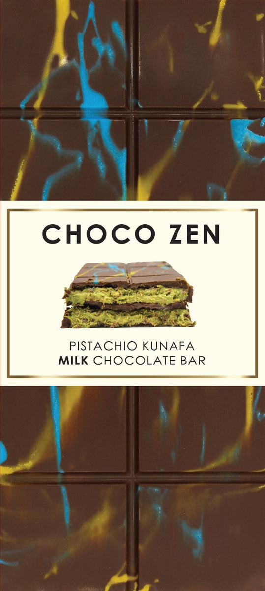 Buy Choco Zen Pistachio Kunafa Milk Dubai Chocolate Bar