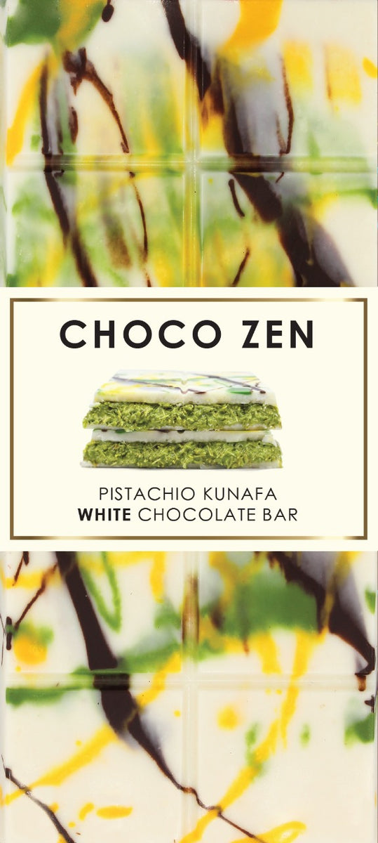 Buy Choco Zen Pistachio Kunafa White Dubai Chocolate Ba