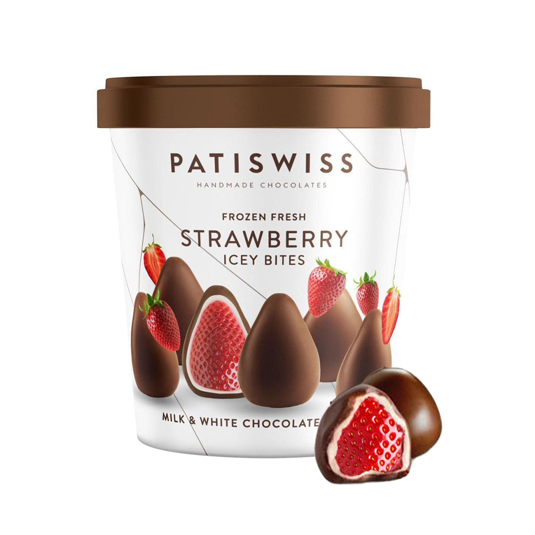 Buy Patiswiss Frozen Fresh STRAWBERRY Icey Bites Coated