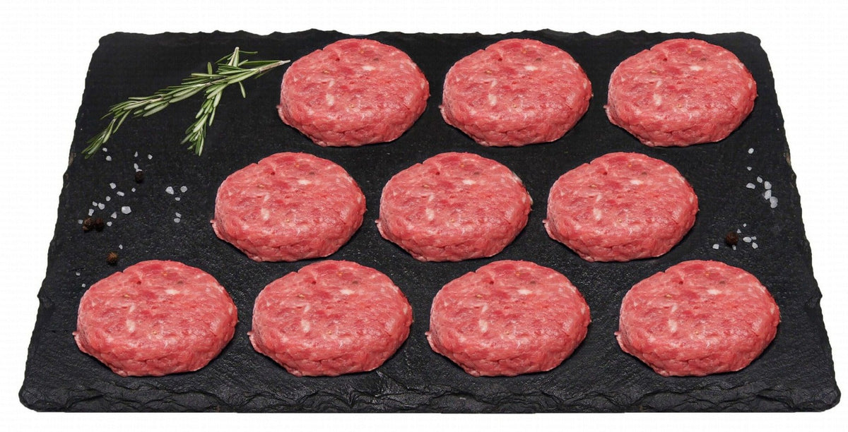 Buy Beef Black Angus Burger MB3 (8 pcs) 1 kg Online | Q