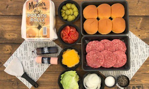 Buy Black Angus Beef Burger Box (4 Pcs of 125g) Box Onl