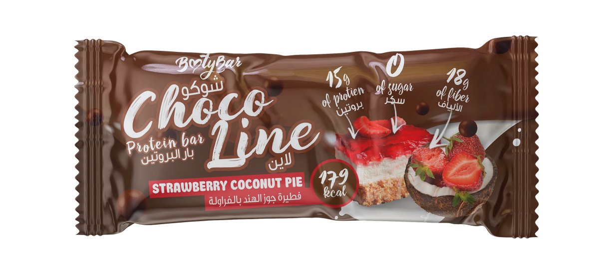 Buy Bootybar Chocoline Protein Bar Strawberry-Coconut P