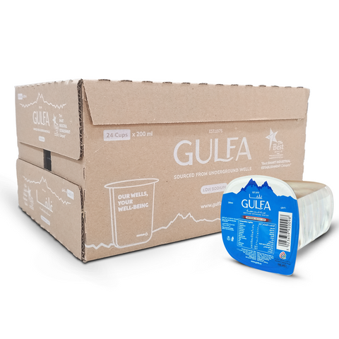 Buy Gulfa 200ml x 24 Cups Drinking Water Online | Quali