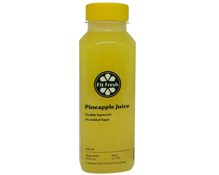 Buy Fresh Pineapple Juice 330 ml Online | QualityFood U