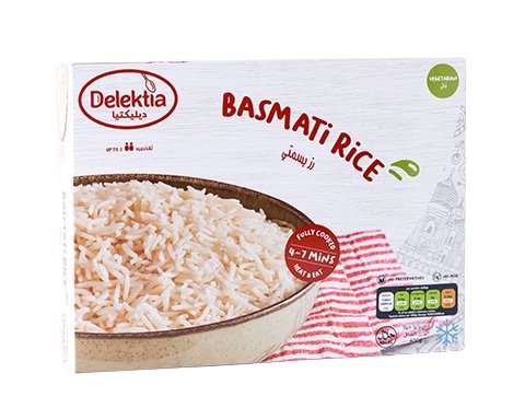 Buy Delektia Basmati Rice Frozen Meal 500g Online | Qua