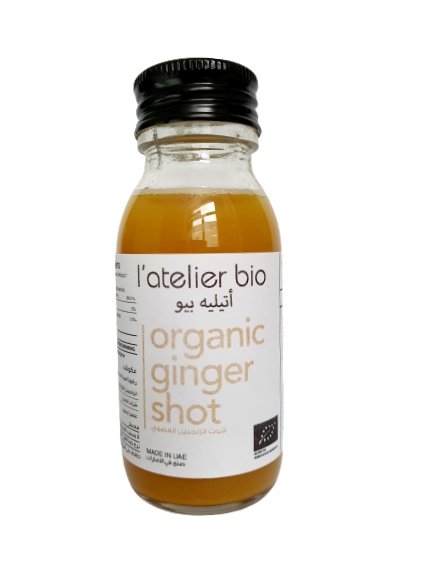 Buy Organic Ginger Shots 60ml Online | QualityFood UAE