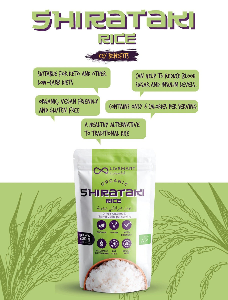 Buy Shirataki Rice 200g Online | QualityFood UAE
